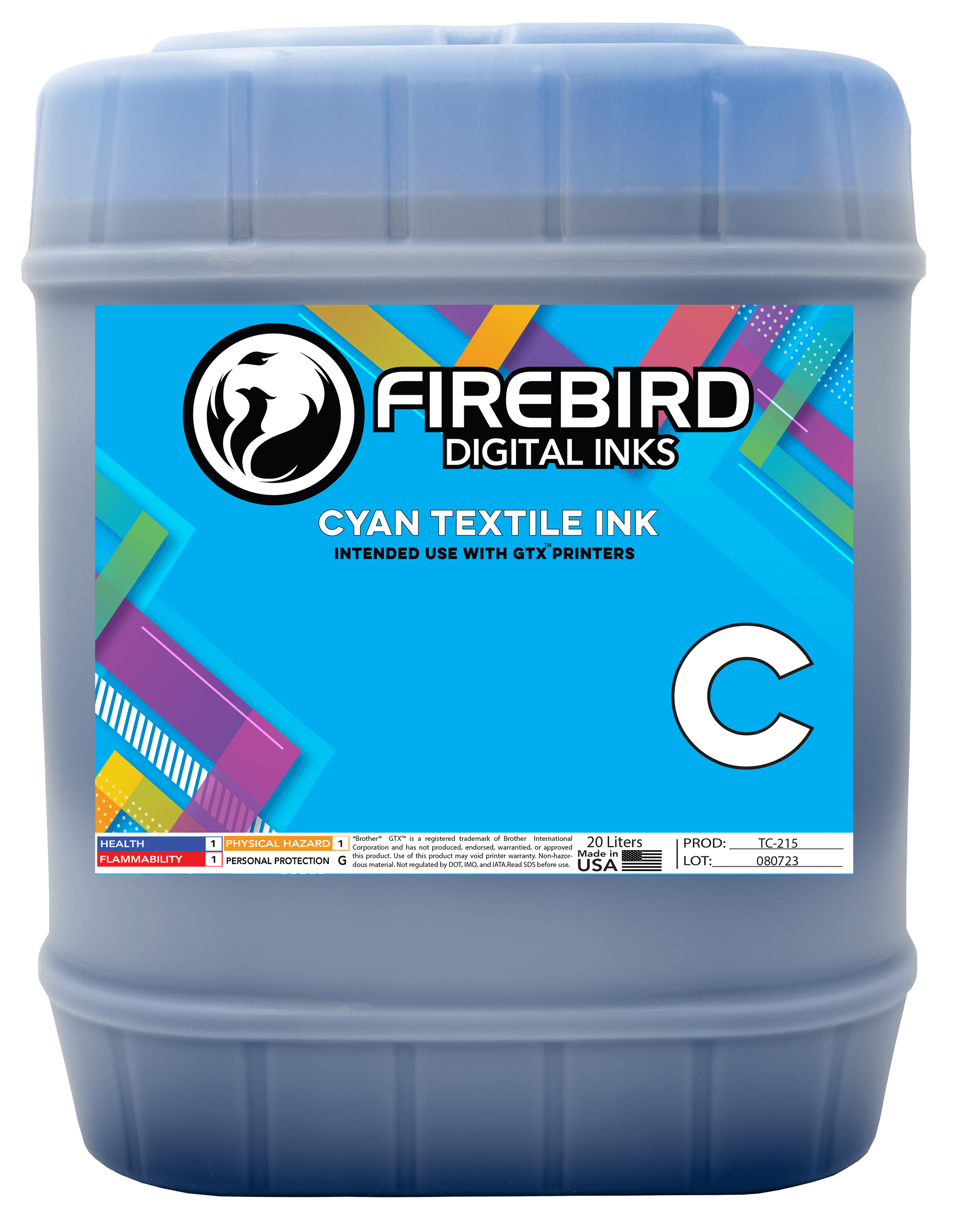 DTG Ink Compatible with Brother GTX Pro B | FIREBIRD Ink