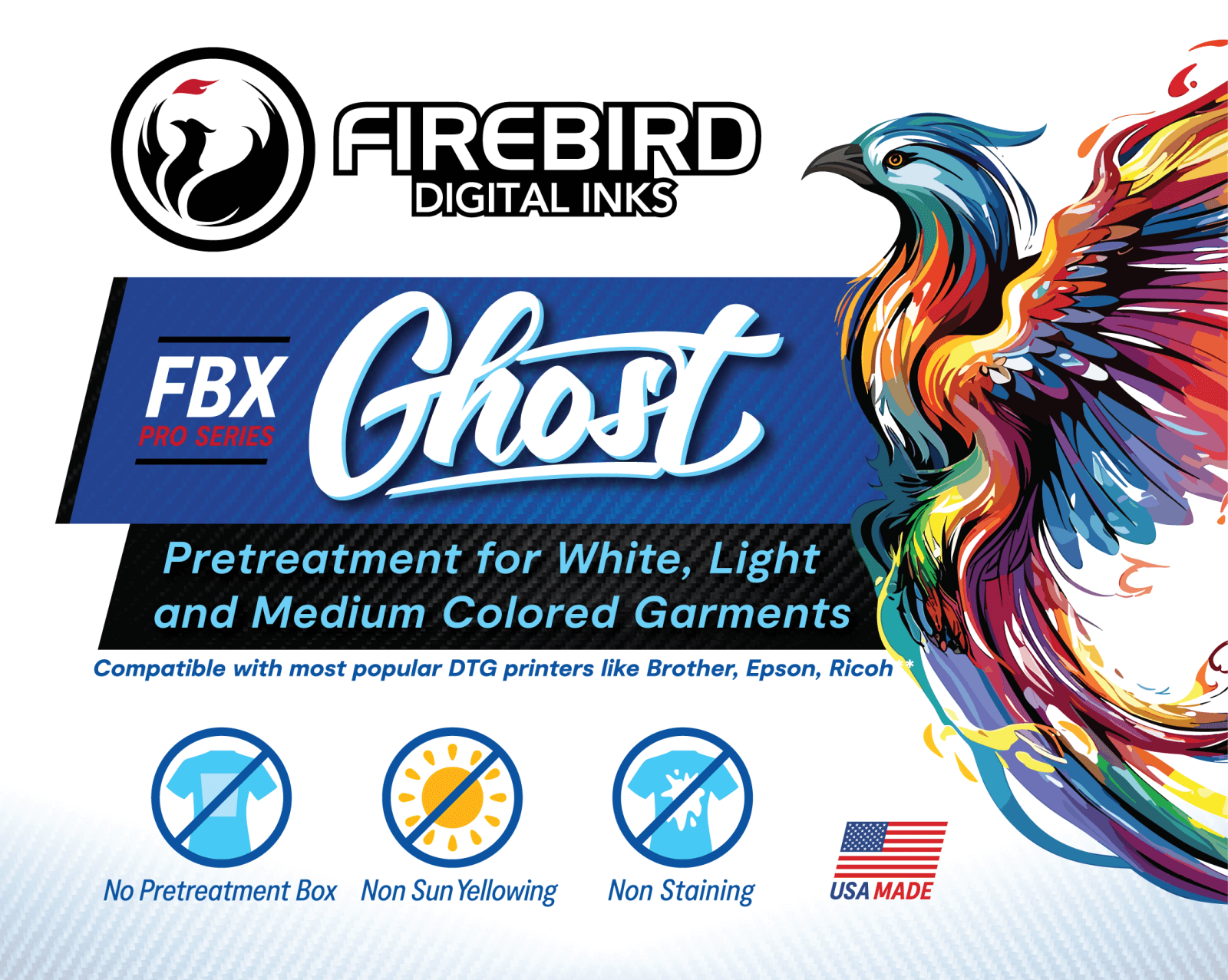 FBX Pro Series | Ghost Pretreatment | FIREBIRD Ink