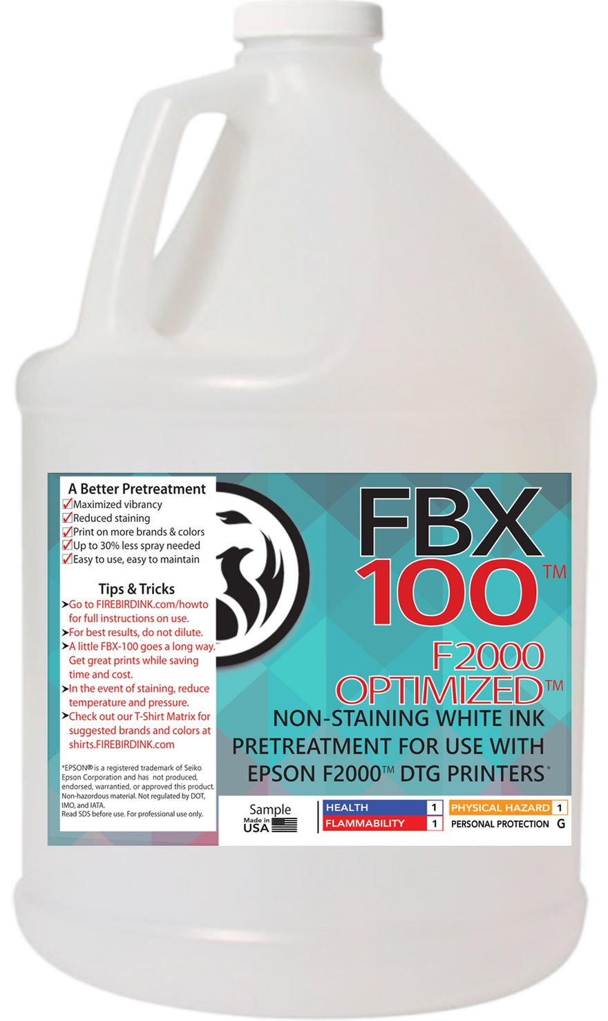 DTG Pretreatment | FIREBIRD Ink