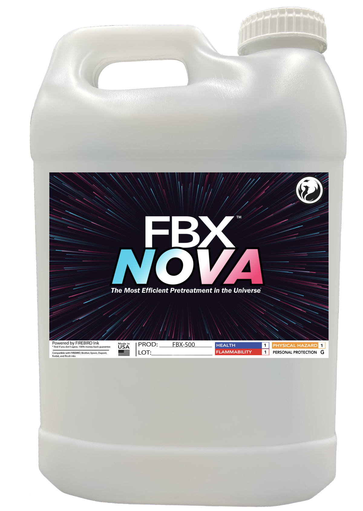 FBX-NOVA Universal DTG Pretreatment | FIREBIRD Ink
