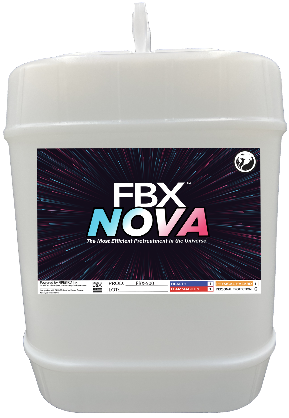 FBX-NOVA Universal DTG Pretreatment | FIREBIRD Ink